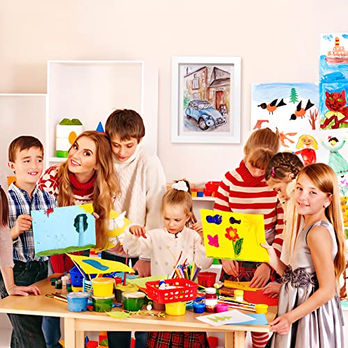Fosdonge Hold 150 Pcs 8.5x11 Kids Artwork Frames Changeable Placing or Hanging, Front-Opening Kids Art Frame, Childrens Art Project Frames for 3D Picture, Crafts, Hanging Art