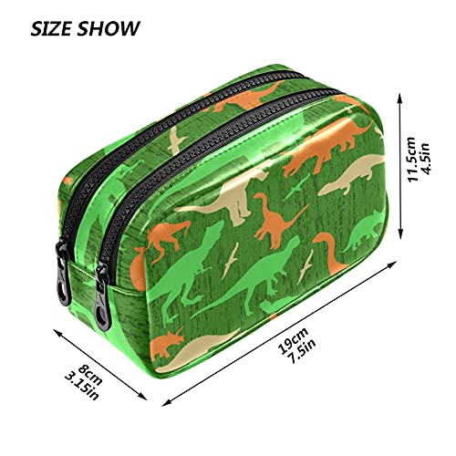 Pencil Case Dinosaur Pattern Big Capacity Pencil Pouch Cute School Supplies Pencil Bags with Zipper Lightweight Organizer Waterproof Students Office Adults