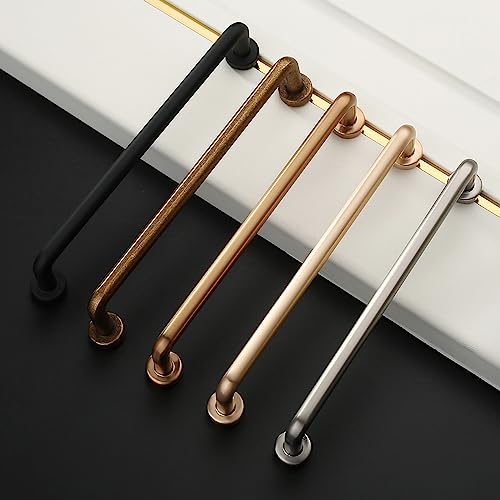 Asidrama 10 Pack 5 Inch(128mm) Champagne Bronze Kitchen Cabinet Handles, Cabinet Pulls Kitchen Cabinet Hardware for Cupboard Drawer Pulls