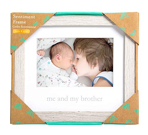 Kate & Milo Rustic Me & My Brother Frame, Sibling Gifts, Little or Big Big Gift, Woodland Nursery