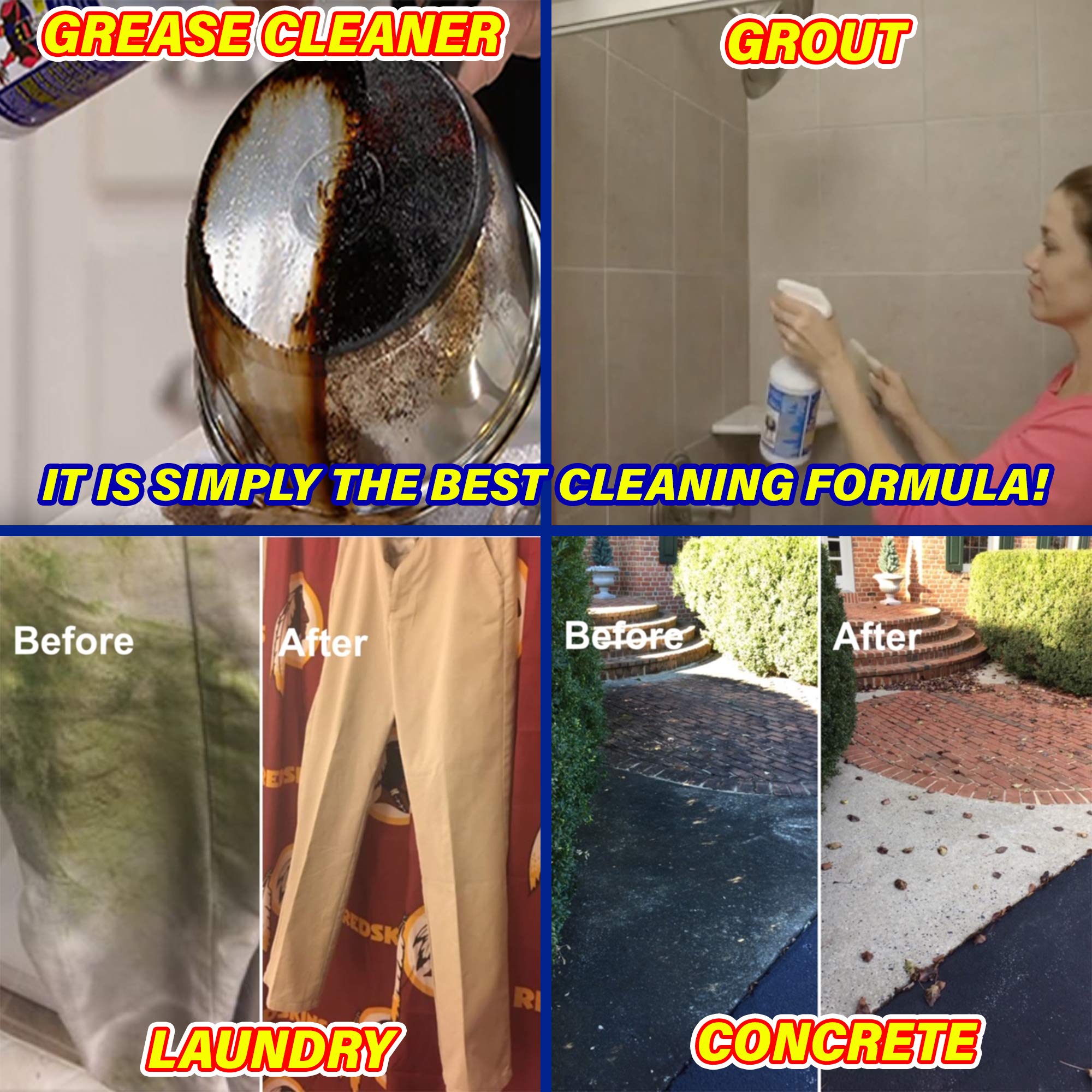 GP66 Green Miracle Cleaner, Gallon Cleans Over 1,000 Surface Types All-In-One Powerful NSF Approved