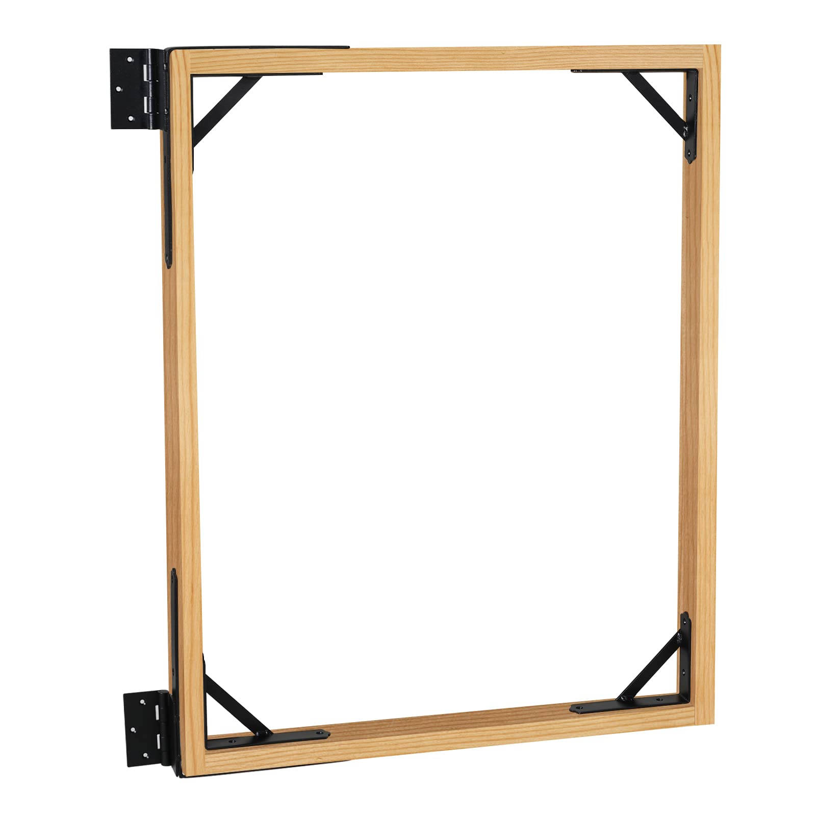 GoldOrcle Corner Brace Bracket Anti Sag Gate Frame Hardware Kit for Wooden Fence with Latch
