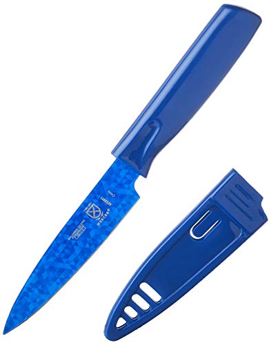 Mercer Culinary Non-Stick Paring Knife, 4 Inch, Blue