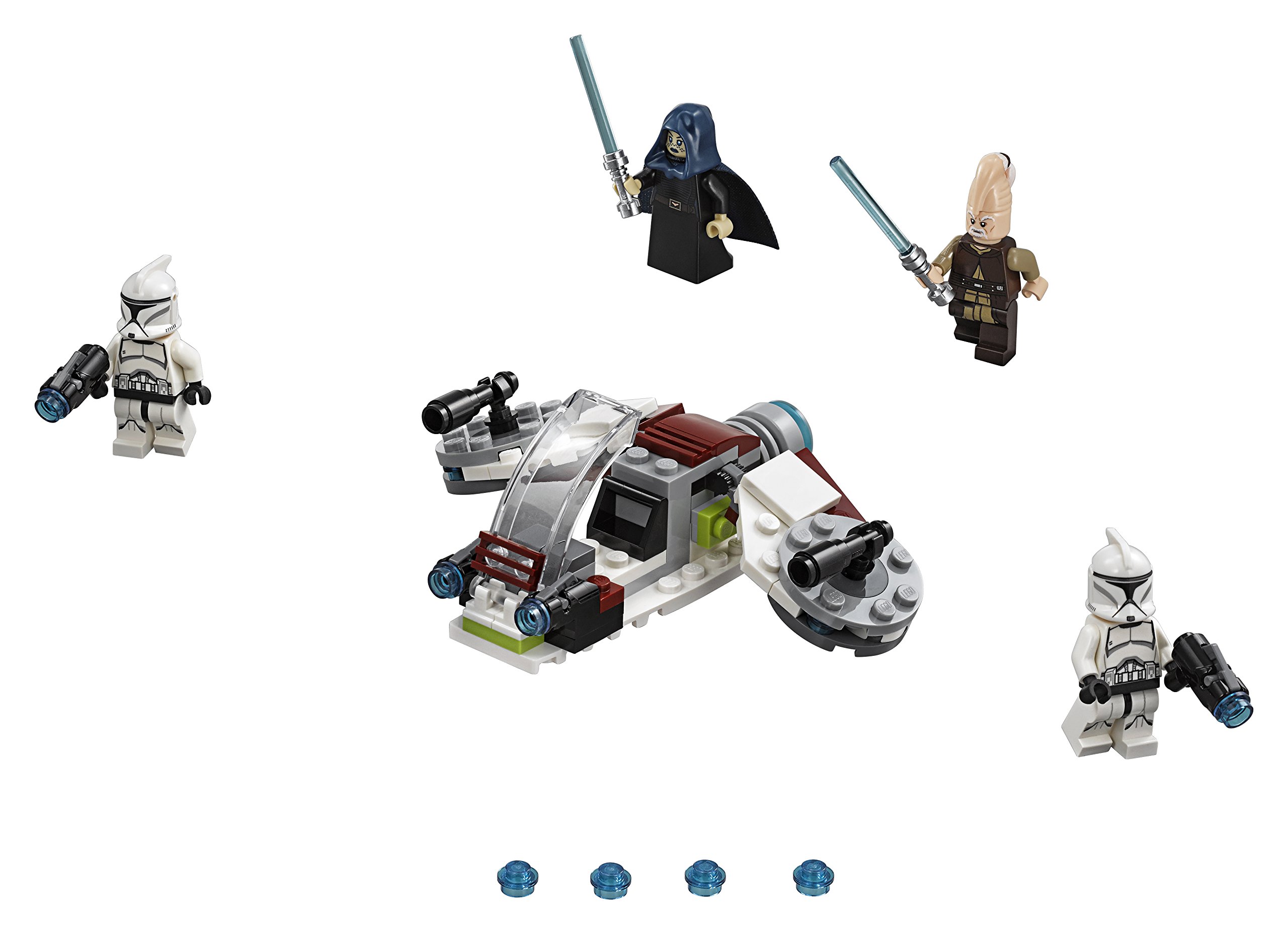 LEGO Star Wars Jedi & Clone Troopers Battle Pack 75206 Building Kit for 72 months to 144 months (102 Pieces)