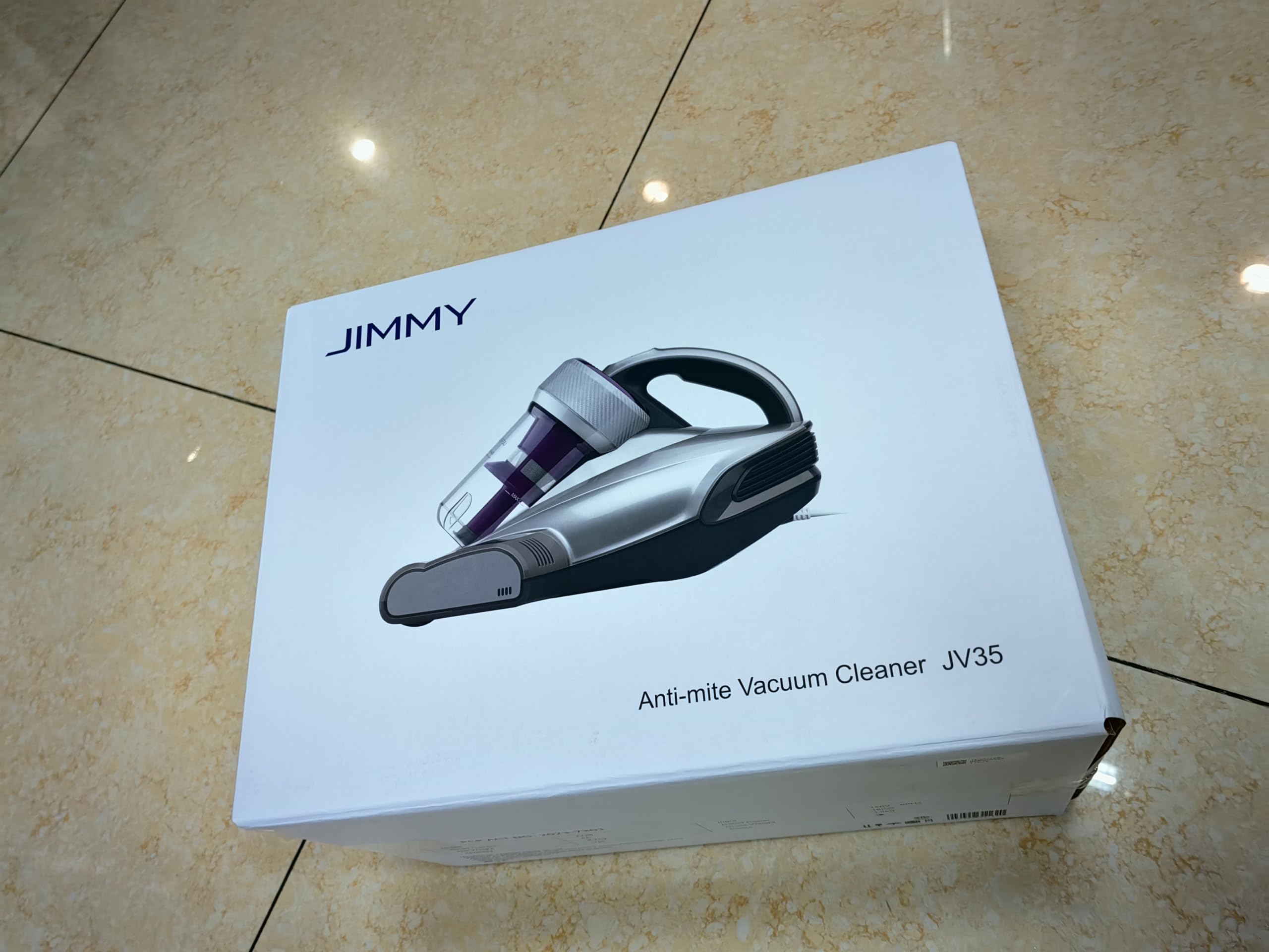 Jimmy Mattress Vacuum Cleaner, Anti-allergen Bed Vacuum Cleaner with UV-C Light & High Heating Tech, 14Kpa Suction 480W Powerful Handheld Vacuums for Dust & Pet Hair(JV35, Corded)