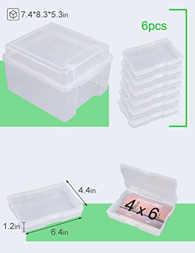 Tnqhuq Photo Storage Box Photo Storage Boxes for 4x6 Pictures Photo Organizer Task Boxes for Special Education Seed Storage Craft Keeper