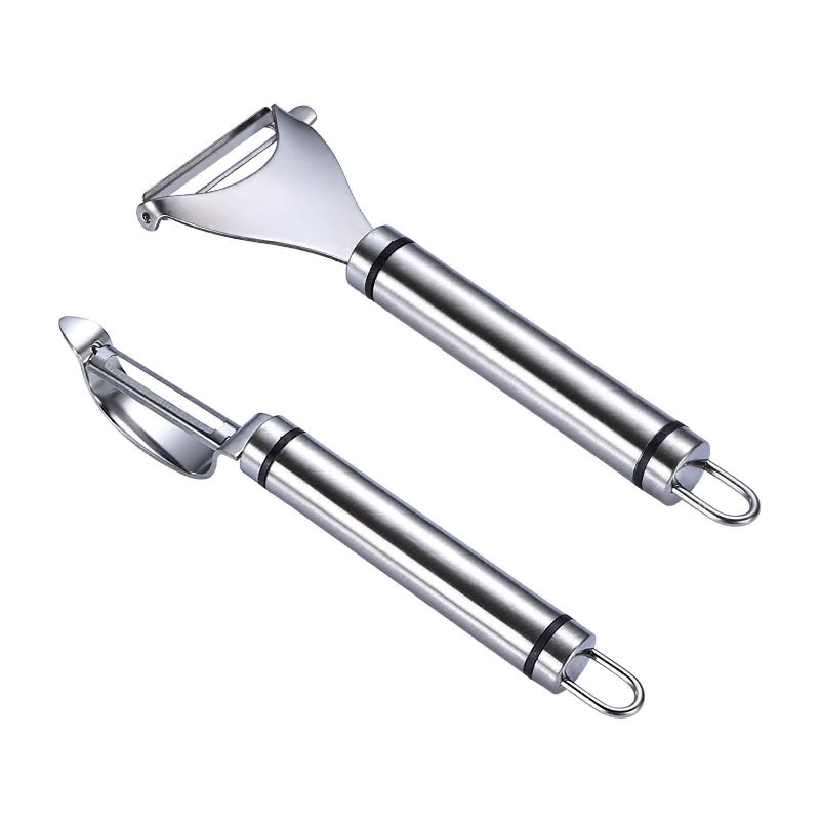 SQTIEBXC 304 Stainless Steel Paring Knife, Horizontal Type Peeler, Y-Type Scraper, Planer, Melon Fruit Peeler, Stainless Steel Melon Planer