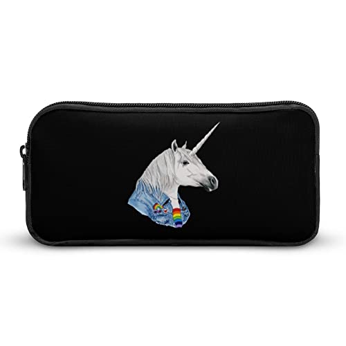 Cool Unicorn Pencil Case Pencil Pouch Coin Pouch Cosmetic Bag Office Stationery Organizer