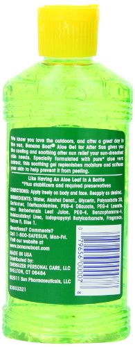 Banana Boat Aloe Vera Sun Burn Relief Sun Care After Sun Gel - 8 Ounce (Pack of 4)