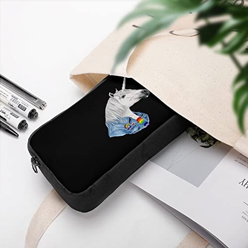 Cool Unicorn Pencil Case Pencil Pouch Coin Pouch Cosmetic Bag Office Stationery Organizer