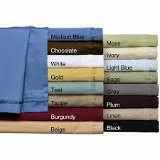 Ethereal Bedding 400-TC Sateen Super Soft 4-PC Luxury Sheet Set Super Queen/Olympic Queen Solid Black Fit Upto 15'' Inches Deep Pocket 100% Egyptian Cotton