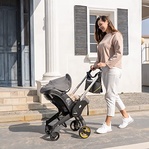 Upperkids Essentials Bag Compatible with Doona Infant Car Seat Stroller, Stroller Accessories, Organizer Bag, Car Seat Bag included Cup Holder, Phone Pockets, Wipes Pocket, Easy Access Baby Essentials