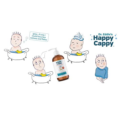 Happy Cappy Shampoo Bundle | Manage Cradle Cap, Seborrheic Dermatitis, Dandruff, and Dry, Itchy, Sensitive Eczema Prone Skin for All Ages…