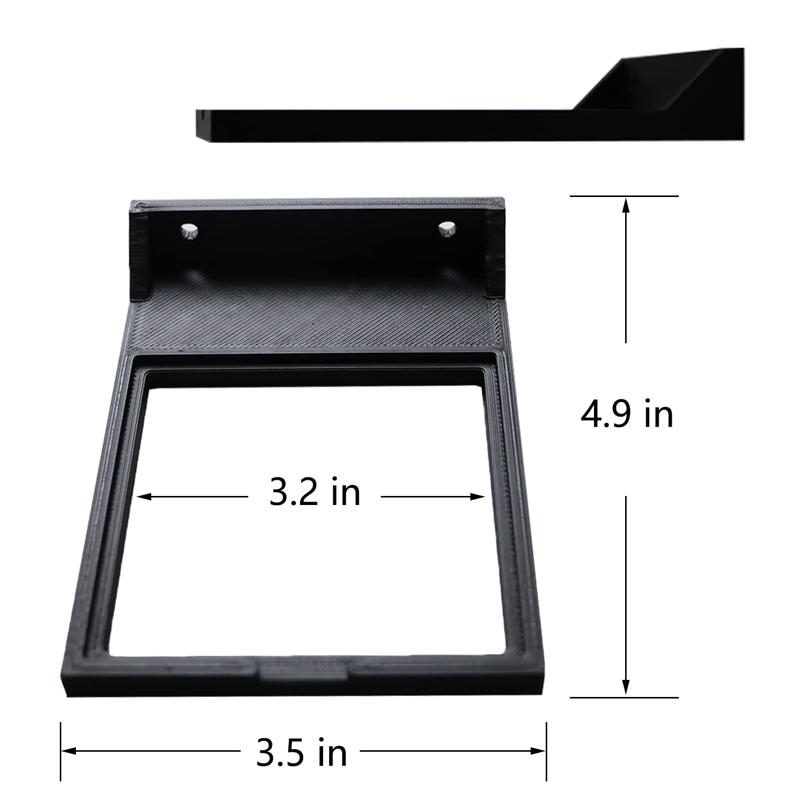 TEYOUYI 2pcs Wall Mount for Lego Star Wars Helmet Display Shelf - Compatible with All Standard Lego Helmets - Black