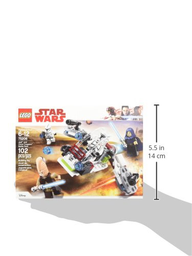 LEGO Star Wars Jedi & Clone Troopers Battle Pack 75206 Building Kit for 72 months to 144 months (102 Pieces)