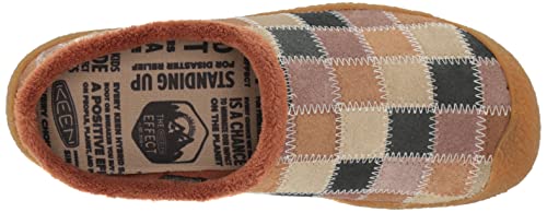 KEEN Women's Howser Harvest Casual Comfortable Leather Slip On Mule, Patchwork, 10.5