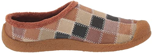 KEEN Women's Howser Harvest Casual Comfortable Leather Slip On Mule, Patchwork, 10.5