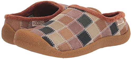KEEN Women's Howser Harvest Casual Comfortable Leather Slip On Mule, Patchwork, 10.5