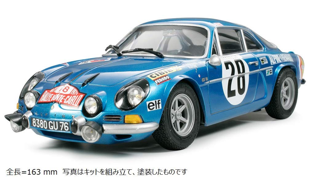 Tamiya 300024278 1:24 Renault Alpine A110 β71 Monte Carlo, Blue