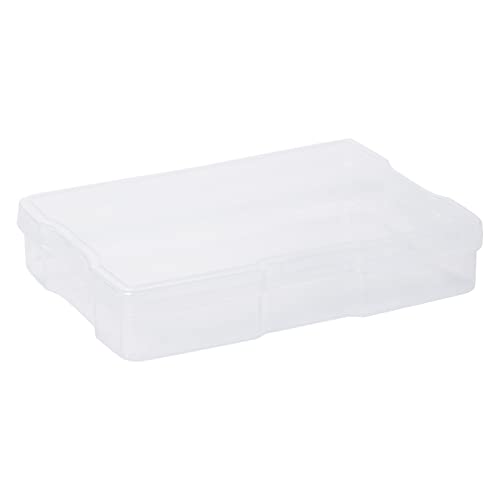 Bright Creations 24 Photo Storage Boxes for 4x6 Pictures - Photo Organizer Containers with 40 Blank Labels - Clear, 64 Total Pieces - Picture Storage Containers
