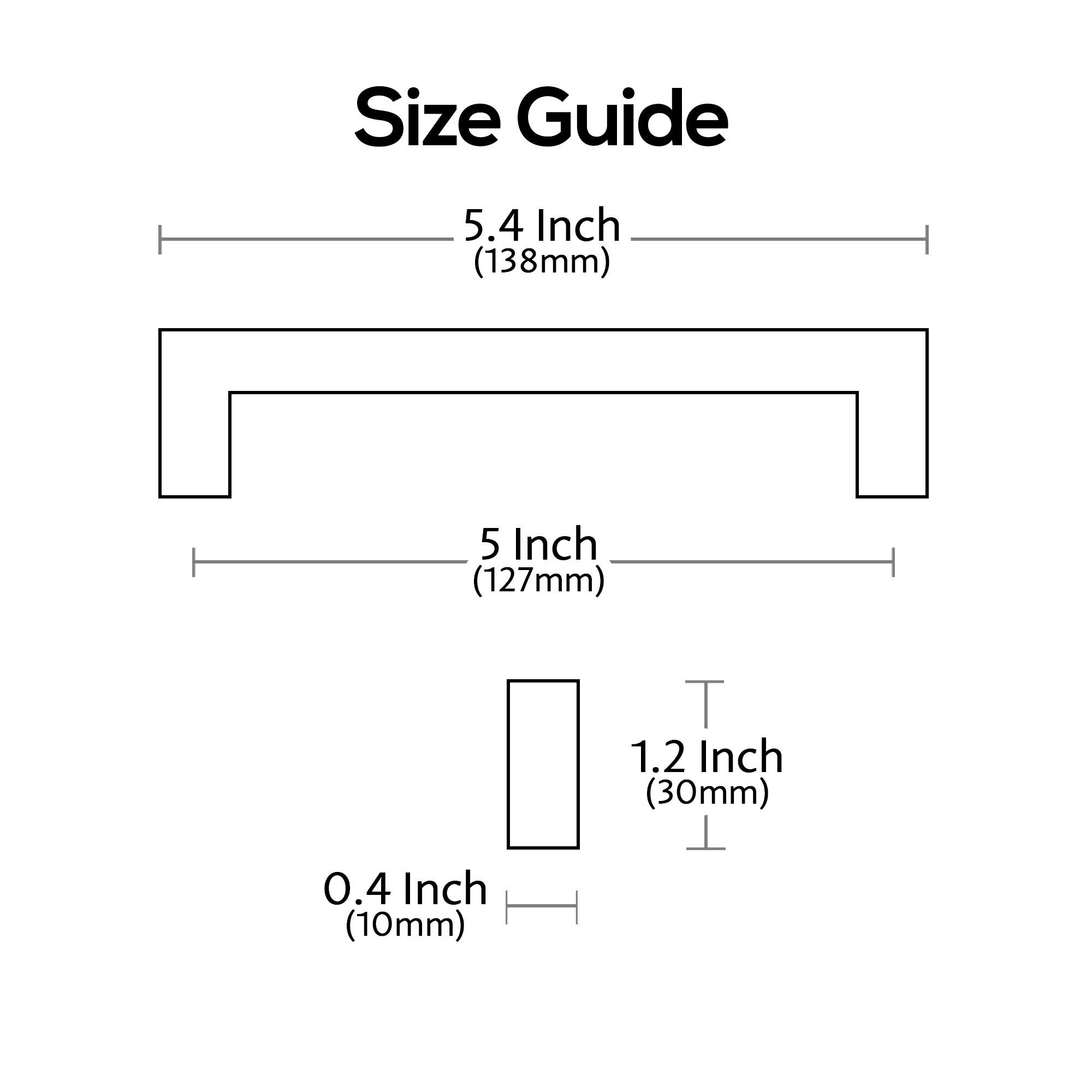 Alzassbg 10 Pack Brushed Antique Brass Cabinet Pulls, 5 Inch(127mm) Hole Centers Cabinet Handles Square Kitchen Hardware for Drawer Dresser Handle Pull AL3041AB