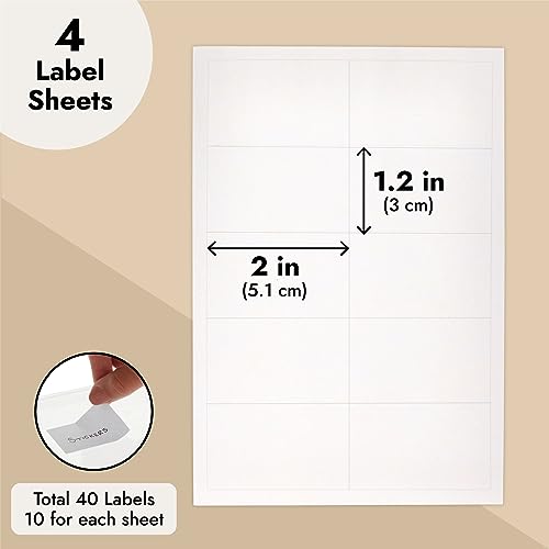Bright Creations 24 Photo Storage Boxes for 4x6 Pictures - Photo Organizer Containers with 40 Blank Labels - Clear, 64 Total Pieces - Picture Storage Containers