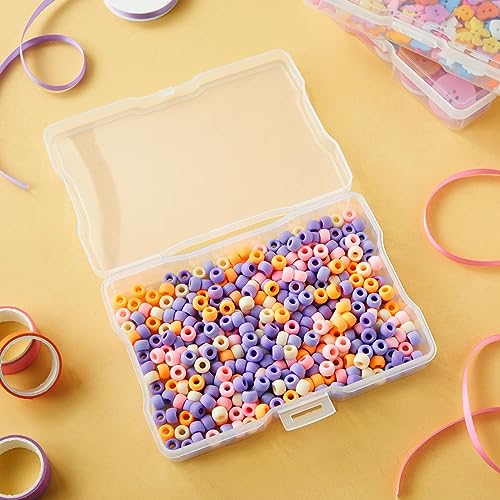 Bright Creations 24 Photo Storage Boxes for 4x6 Pictures - Photo Organizer Containers with 40 Blank Labels - Clear, 64 Total Pieces - Picture Storage Containers