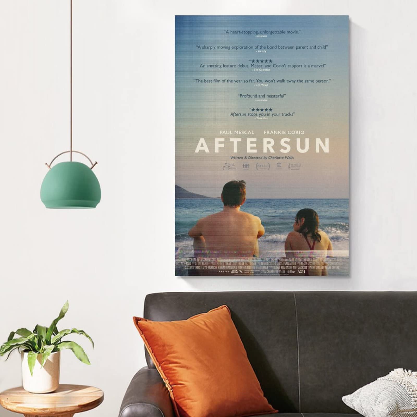Movie Poster Canvas Wall Art Film Poster Aftersun Room Decor Home Decor 08x12inch(20x30cm) Unframe-Style