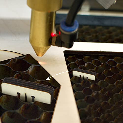 24 Pcs Honeycomb Pins Honeycomb Hold Down Bed Pins Honeycomb Bed Pins Accessories Compatible with Xtool D1 Laser Cutter and Engraver Machine (7 mm)