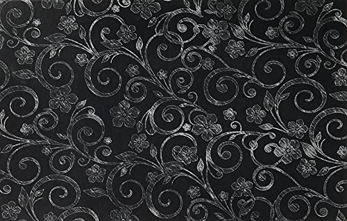 Pioneer Photo Albums B-1BW/CHLKF Chalkboard Floral Design Photo Storage Box