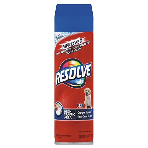 RESOLVE Pet High Traffic Foam Carpet and Upholstery Cleaner, 22 oz, Aerosol by Resolve
