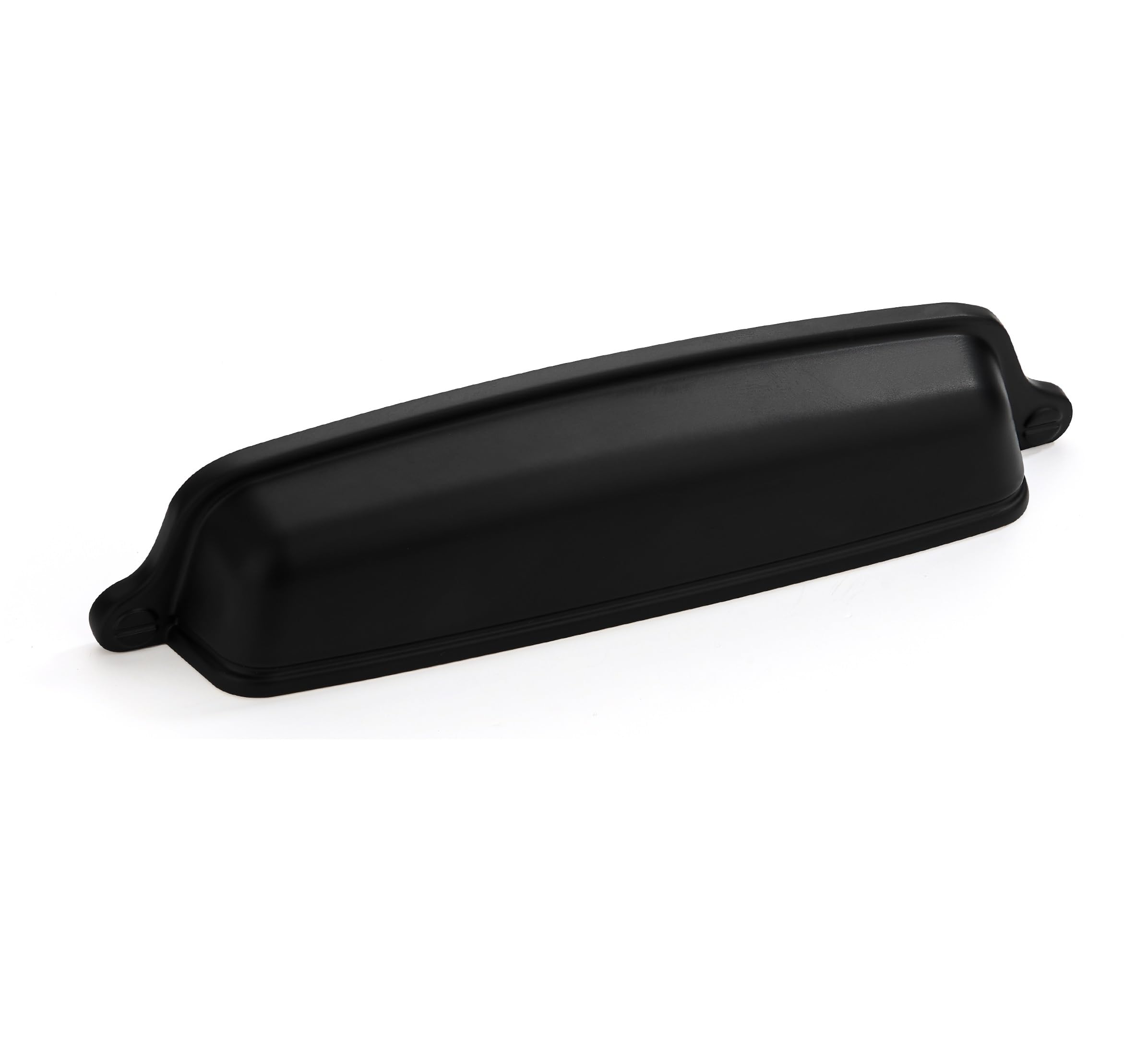 khtumeware 10 Pack 5 inch(128 mm) Drawer Pulls Matte Black Cabinet Cup Pulls Cabinet Hardware Kitchen Cabinet Handles Bin Cup Pulls Cup pulls for Kitchen cabinets.