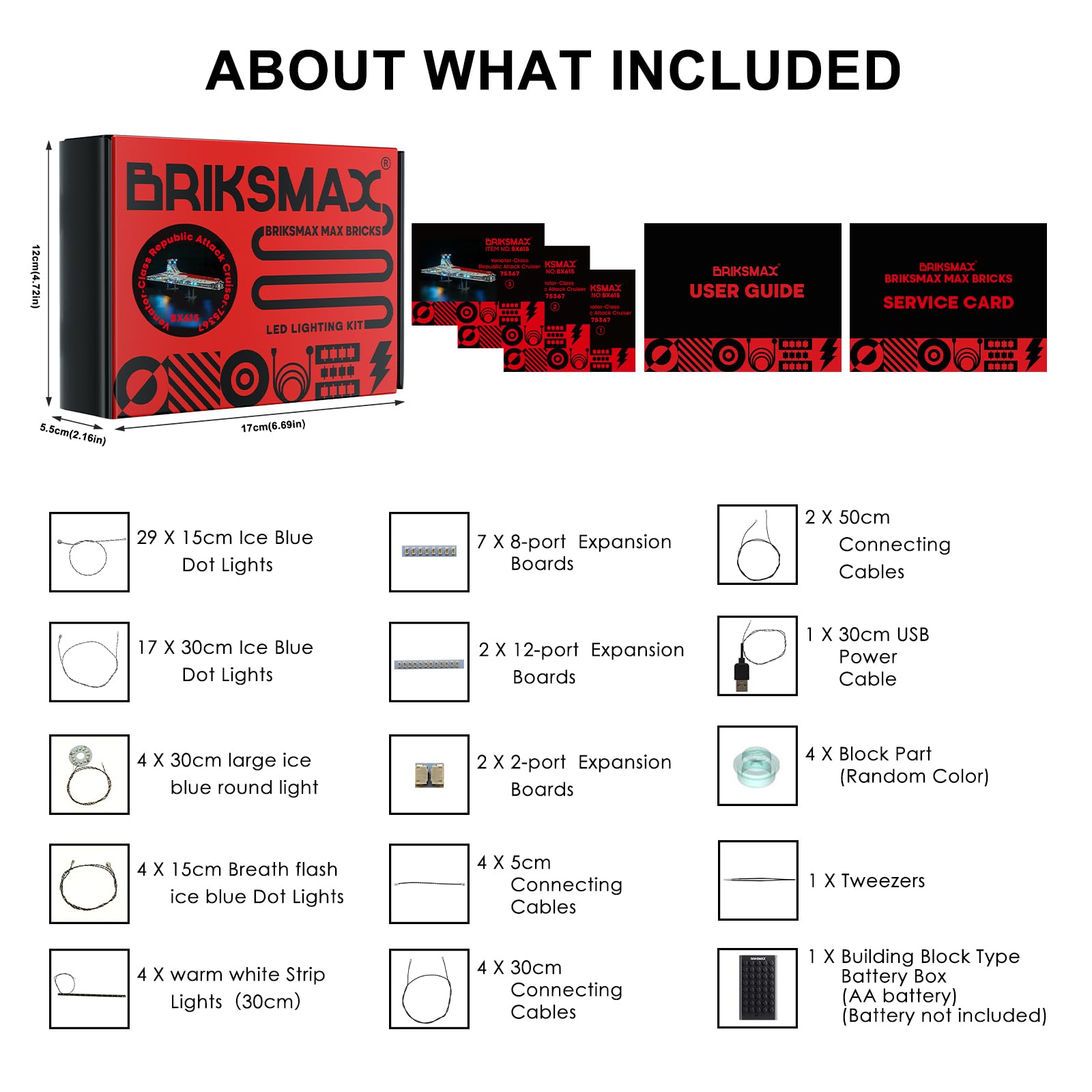 BRIKSMAX Led Lighting Kit for LEGO-75367 Venator-Class Republic Attack Cruiser - Compatible with Lego Star Wars Building Set- Not Include Lego Set