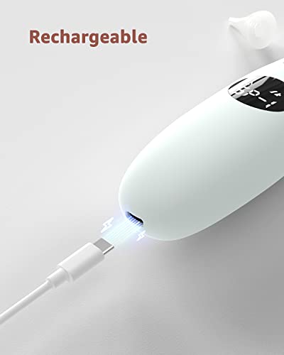 Baby Nasal Aspirator | Baby Nose Sucker | Baby Nose Cleaner, Automatic Booger Sucker for Baby, Rechargeable, with Pause & Music & Light Function(Green)