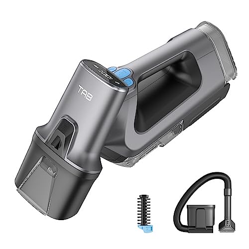 TAB Carpet Cleaner Machine, Portable Carpet Cleaner,2023 Upgrade Lightweight Cordless Spot Cordless Upholstery Stain Remover Deep Cleaner for Pets,Stairs,Car,With PowerBrush & Extend Hose, ErasePro H6