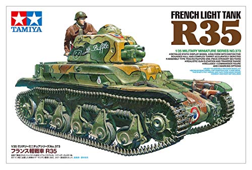 Tamiya TAM35373 1:35 French Light Tank R35 [Model Building KIT]