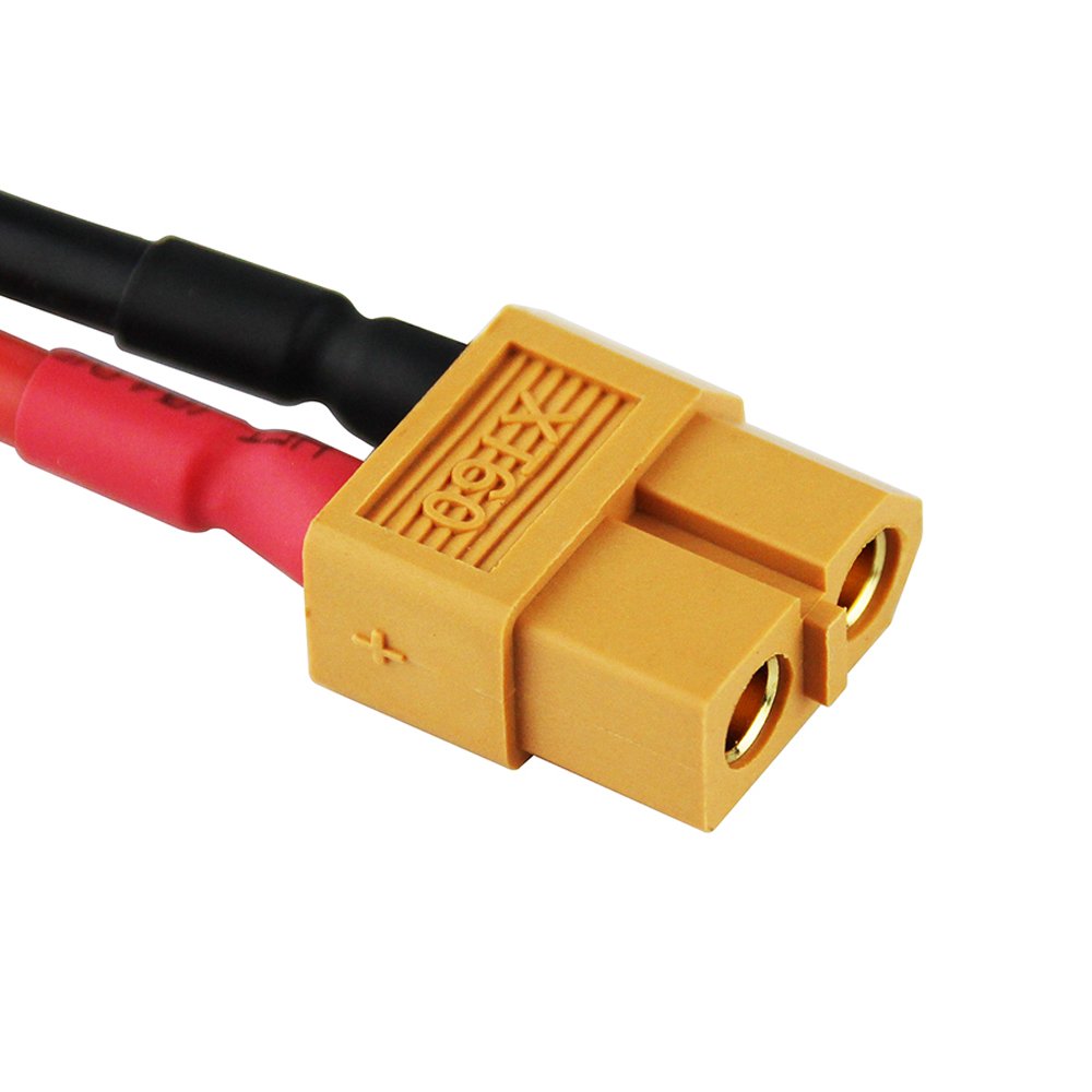 OliYin 3pcs compatible with Big Tamiya Male to Female XT60 Connector Adapter 14awg 1.96inch Wire for NiCd NiMH Dynamite Packs(pack of 3)