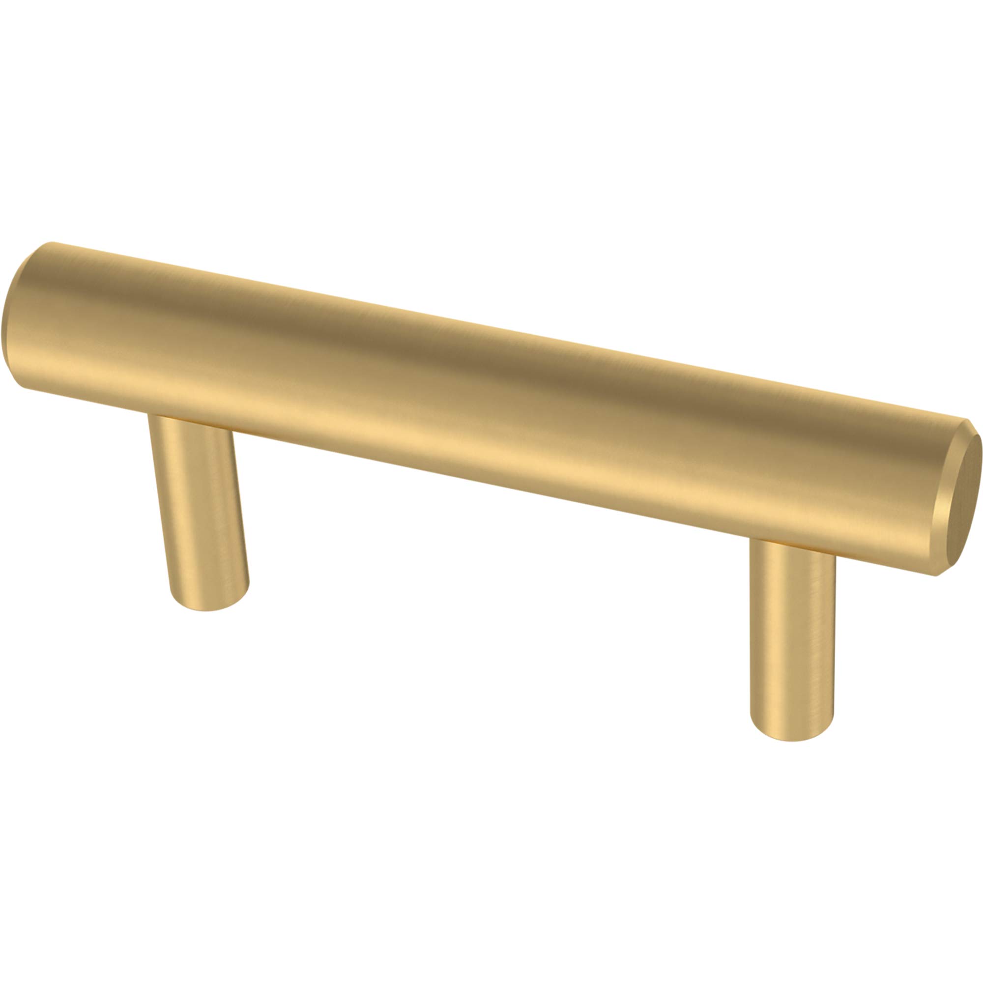 Franklin Brass Oversized Bar (1-Pack) Cabinet Handles 3" Hole to Hole Satin Gold Kitchen Cabinet Pulls Drawer Handles Cabinet Hardware Dresser Drawer Pulls P41883K-117-C