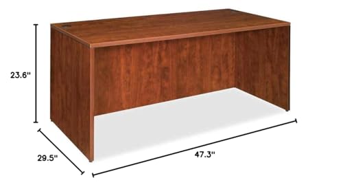 Lorell LLR69411 69000 Series Desk, Cherry