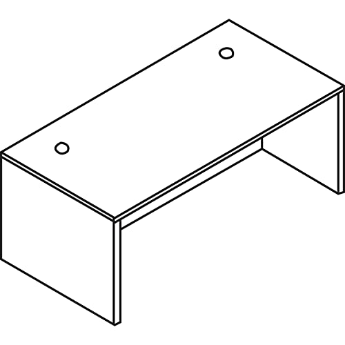 Lorell LLR69411 69000 Series Desk, Cherry