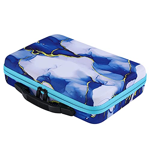 VTYHYJ 120 Bottles Diamond Art Storage Bag Organizer with Tools Diamond Painting Accsessories Carrying Case for Dots, Tools, Rhinestones, Nail Art, for Storage and Travel (Dark Blue)