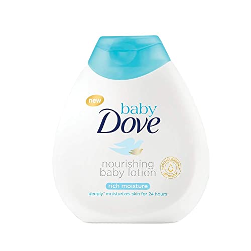 Dove Baby Sensitive Moisture Nourishing Baby Lotion, Fragrance Free - 6.76 Fl Oz / 200 mL x Pack of 3