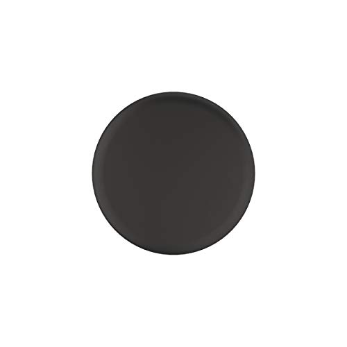 Amerock | Cabinet Knob | Matte Black | 1-1/4 inch (32 mm) Diameter | Factor | 1 Pack | Drawer Knob | Cabinet Hardware