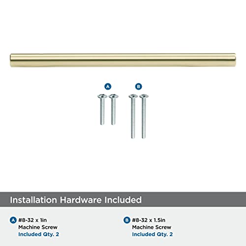 Amerock | Cabinet Pull | Champagne Bronze | 5-1/16 inch (128 mm) Center to Center | Bar Pulls | 1 Pack | Drawer Pull | Drawer Handle | Cabinet Hardware, BP40517CZ