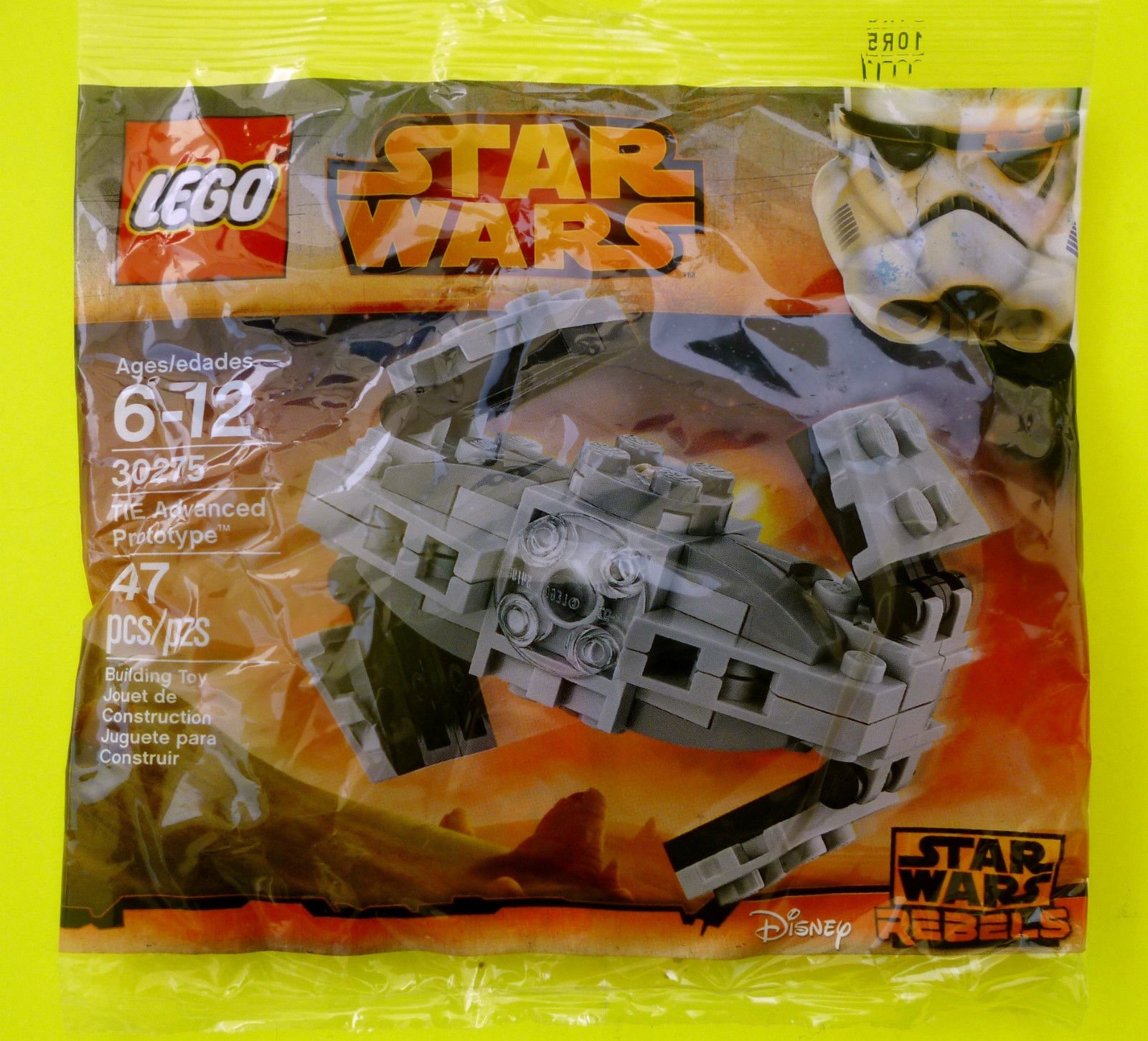 Lego Star Wars TIE Advanced Prototype Bagged 30275