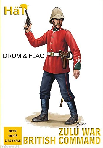 HAT 8299 1/72 1/72 Zulu War British Command 40 Pieces .HN#GG_634T6344 G134548TY86623