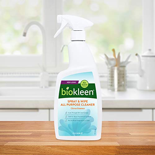 Biokleen Natural All Purpose Cleaner - Makes 64 Gallons, Trigger Refill - Super Concentrated, Eco-Friendly, Plant-Based, No Artificial Fragrance, Colors or Preservatives - Packaging May Vary