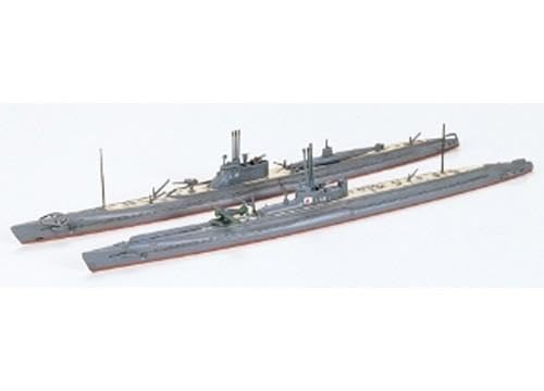 I16 & I58 Japanese Submarines Waterline (2 Kits) 1/700 Tamiya