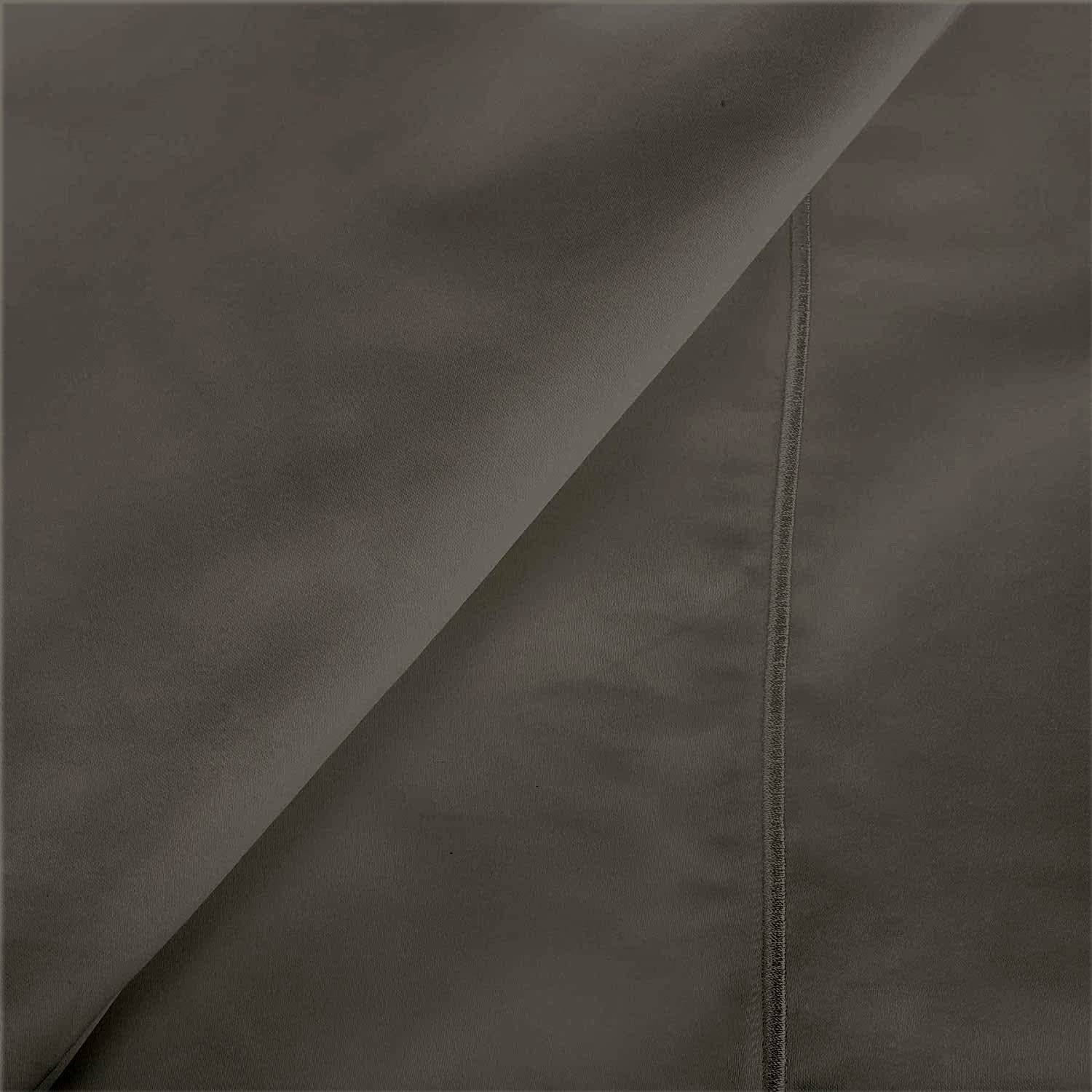 MyGiza Sheets,100% Certified Giza Egyptian Cotton Sheets-California King Size Giza Cotton Sheets Set to Fit Upto 18 Inches Deep Mattress (4 Pcs) Slate Grey