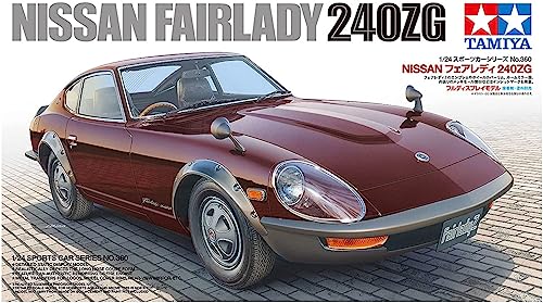 Tamiya 24360-000 24360 1:24 Nissan Fairlady 240ZG Faithful Replica, Model Making, Plastic kit, Crafts, Hobby, Model kit, Assembly, unpainted
